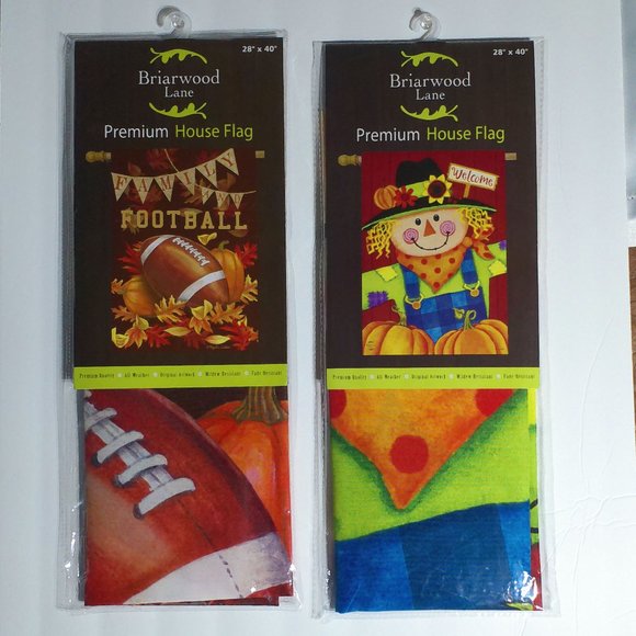 Briarwood Lane | Holiday | 2 Pack Autumn And Fall 4 X 28 Outdoor House ...